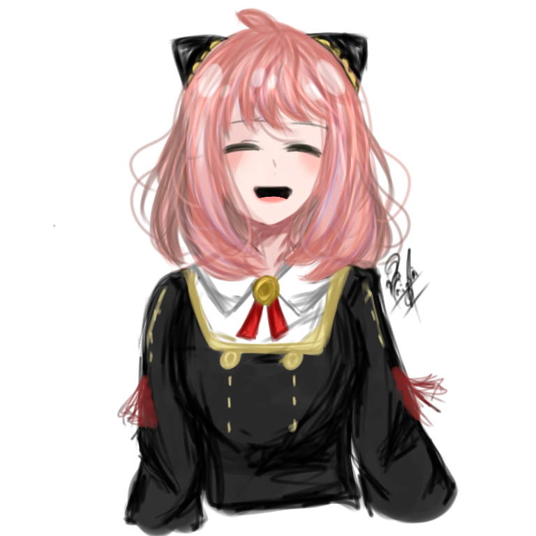 anya forger (pen fade) - ibisPaint