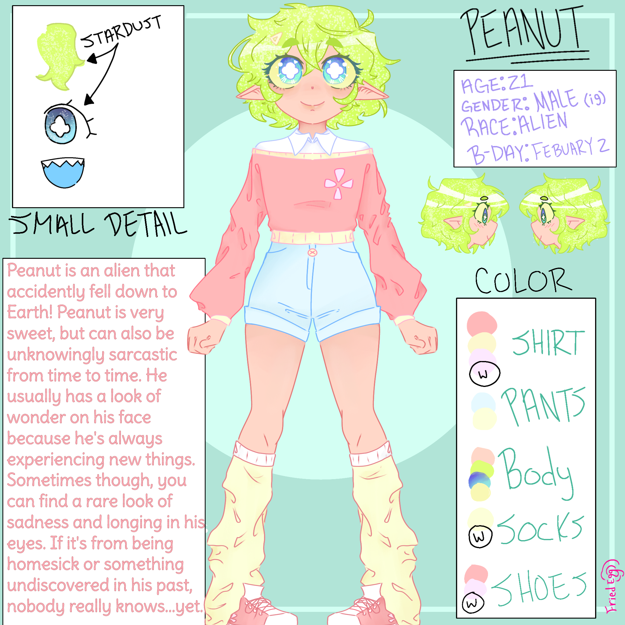 Peanut Character Sheet - ibisPaint