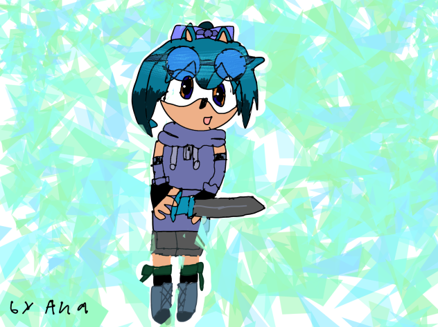 My sonic oc - ibisPaint
