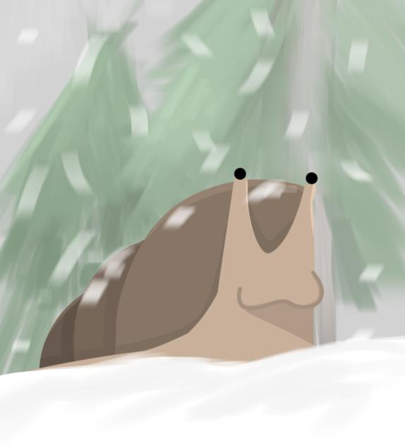 Christmas snail lol - ibisPaint