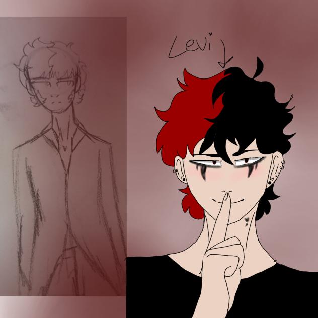 I drew my OLD OC Levi - ibisPaint