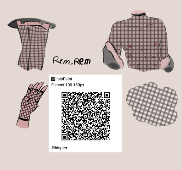 Fishnet Brush IbisPaint Fishnet Brush IbisPaint