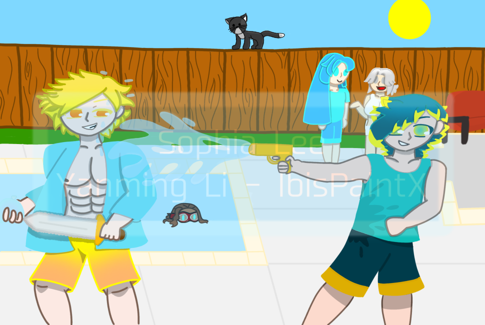 Pool Party - ibisPaint