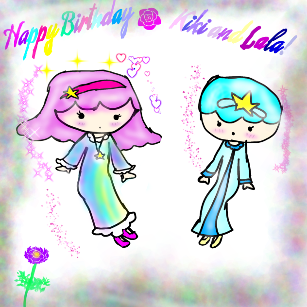 Happy bd Kiki &Lala! - ibisPaint
