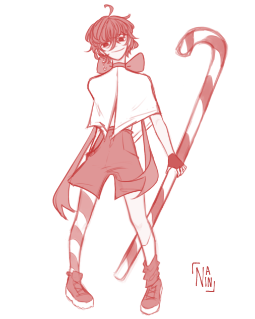 candy cane - ibisPaint