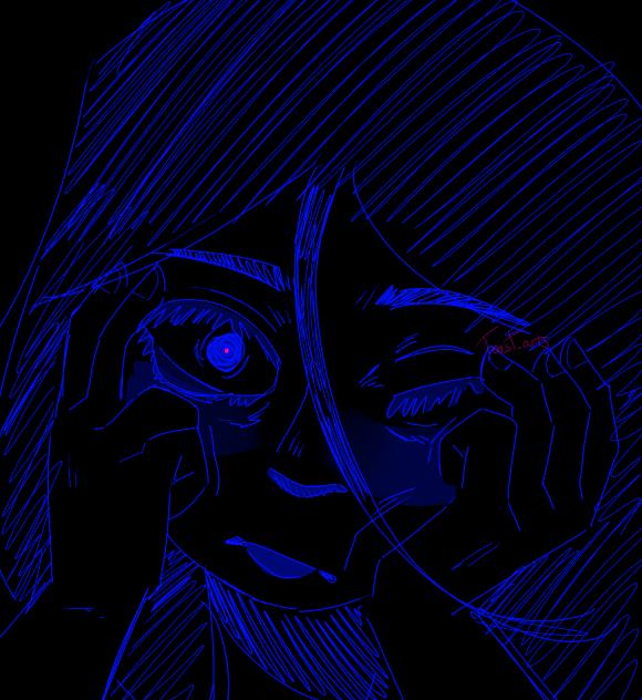 Blue yippee - ibisPaint