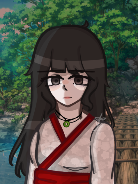 Tsukiko Masashige, Fanmade Mimic OC - ibisPaint