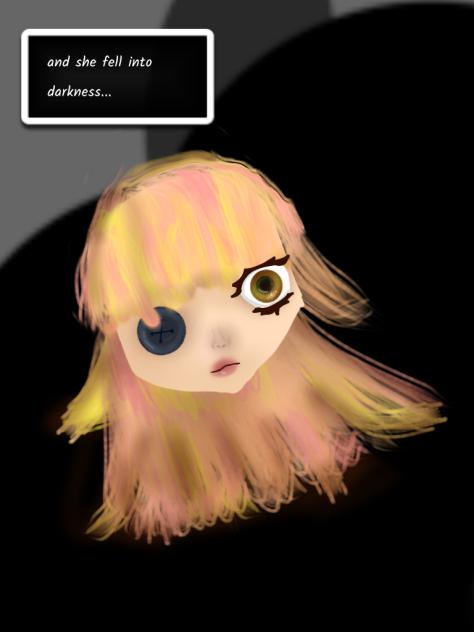 And she fall into darkness....🌃🌌 - ibisPaint