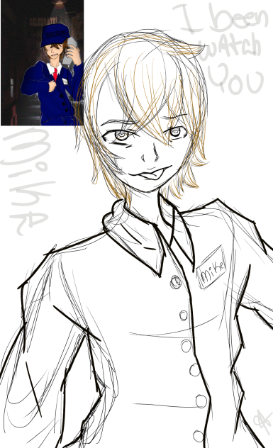 Mike the security guard - ibisPaint