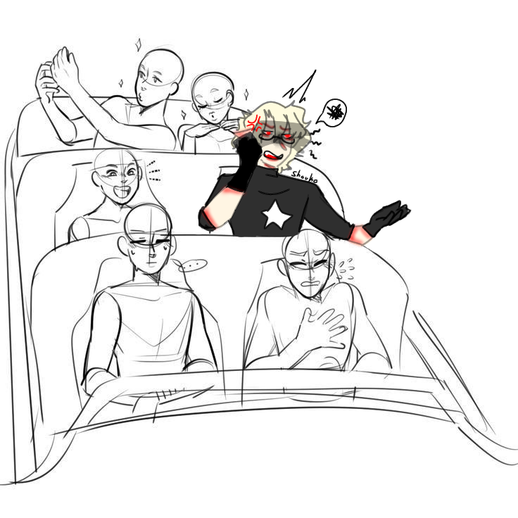 Collab at roller coaster 💀 - ibisPaint