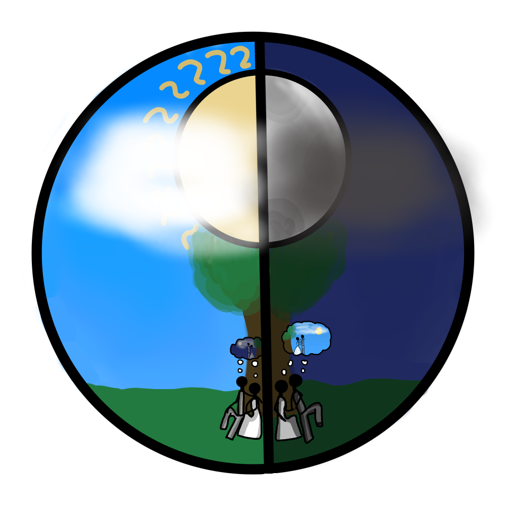 Half day half night - ibisPaint