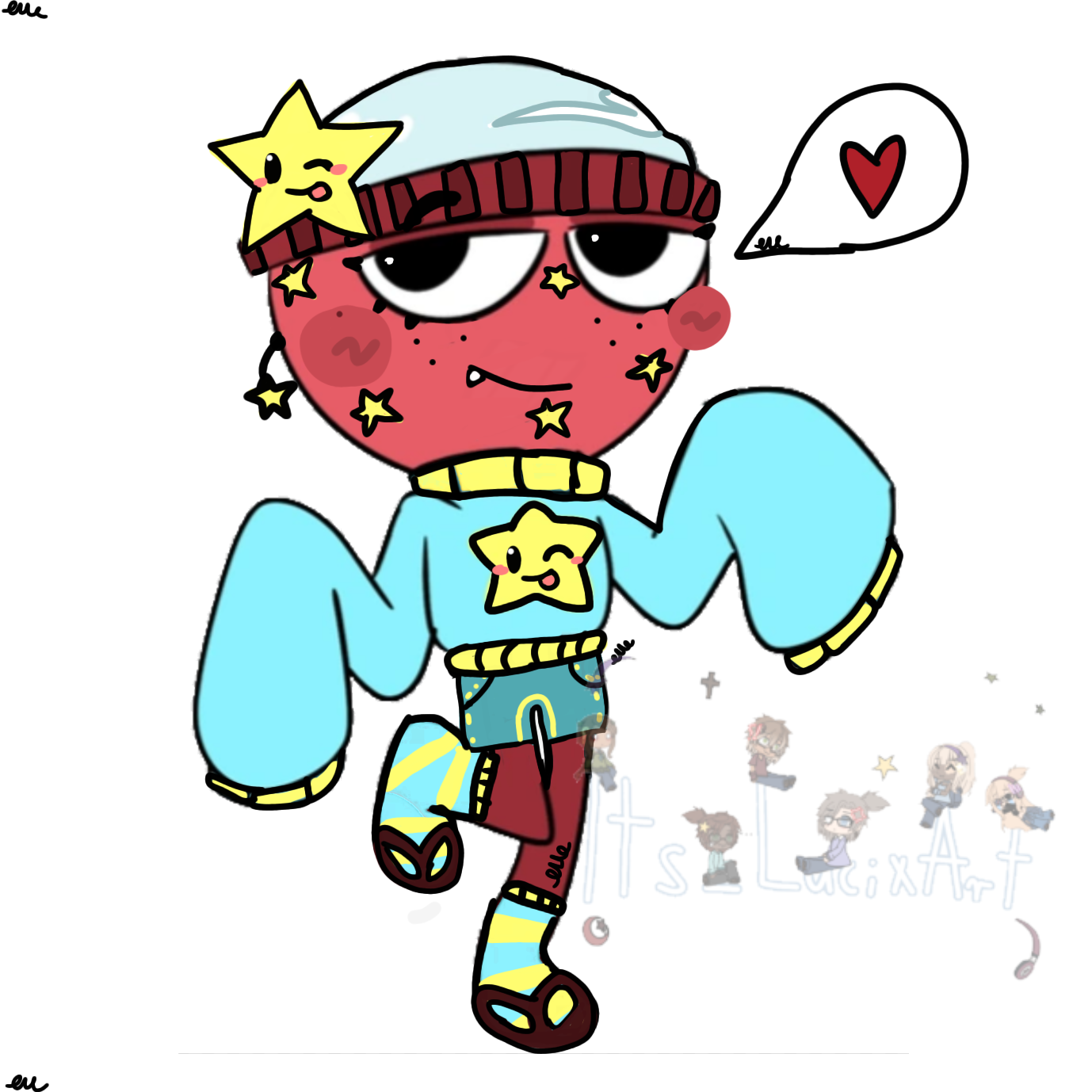 Gigi Re-design! 🫧🔴🪩 - ibisPaint