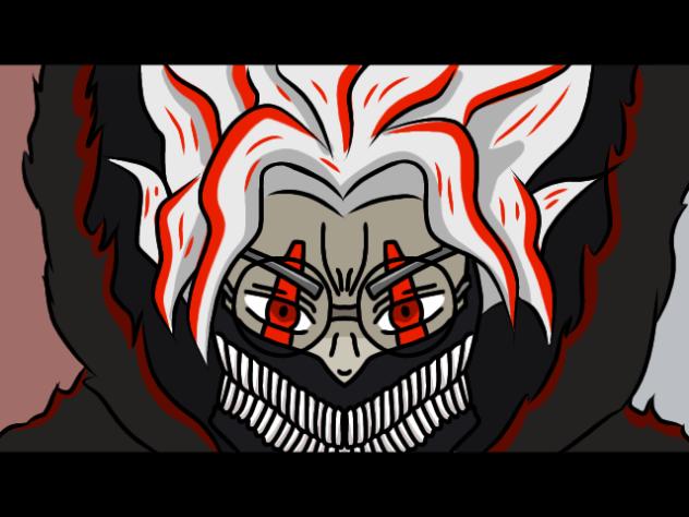 Okarun Transformation (Flash Warning!) - ibisPaint