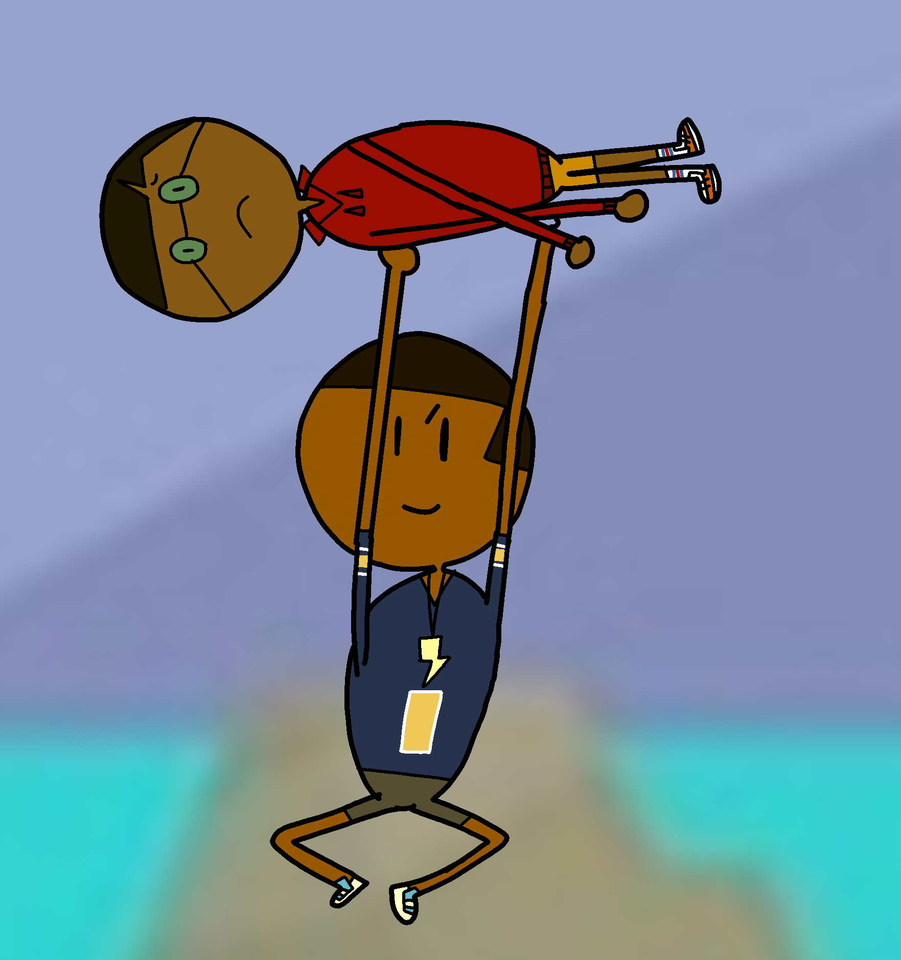 lightning and Cameron - ibisPaint