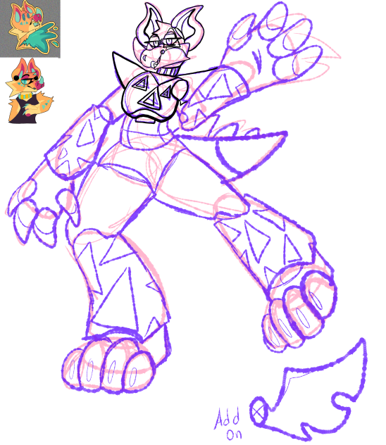 Tiki as a fnaf sn animatronic - ibisPaint