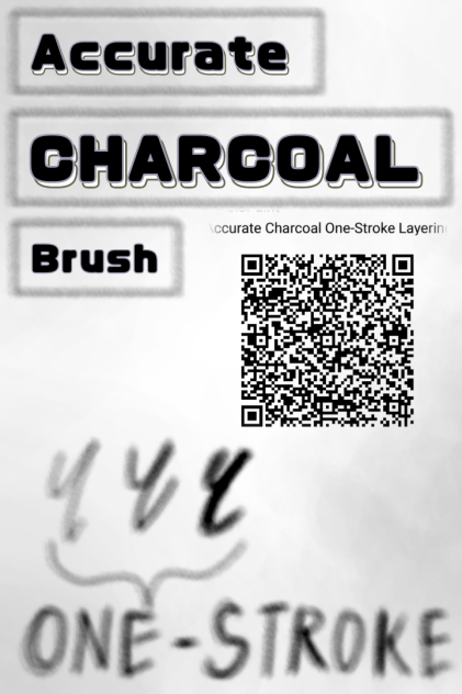 Accurate Charcoal One-Stroke Layering - ibisPaint