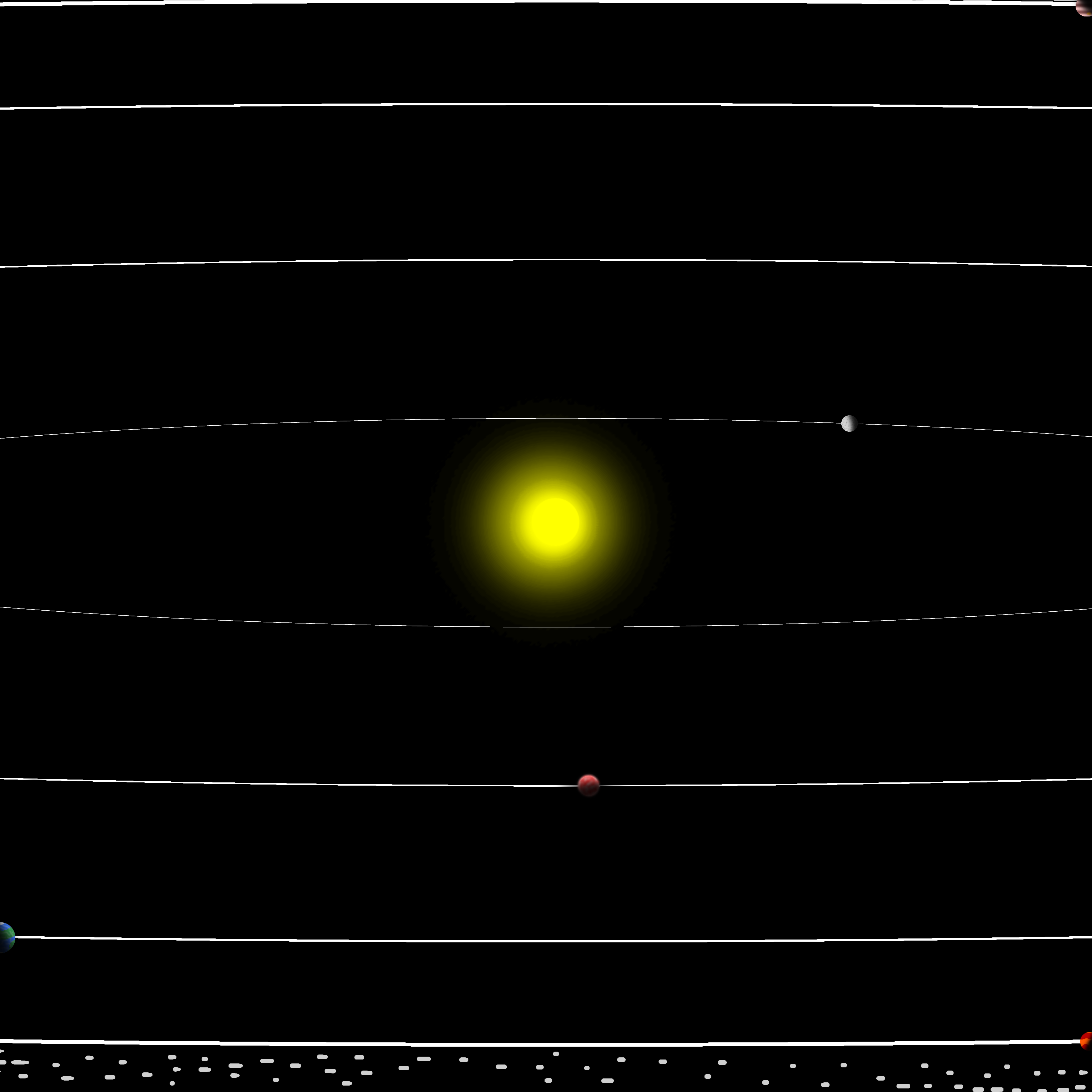 inner solar system - ibisPaint