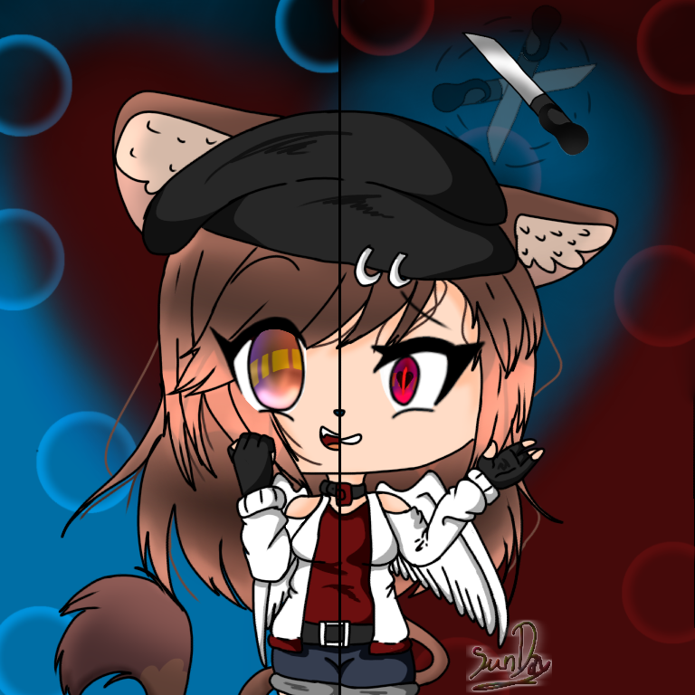 Gacha edit good and bad side - ibisPaint