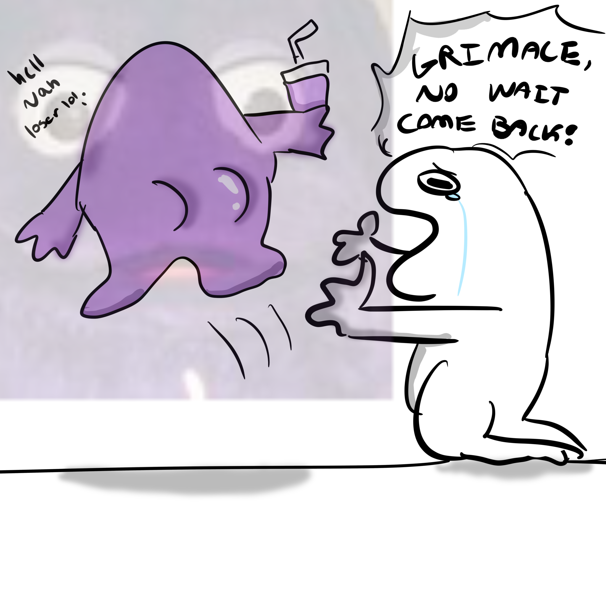 Warning emotional 🥲 no grimace shake - ibisPaint