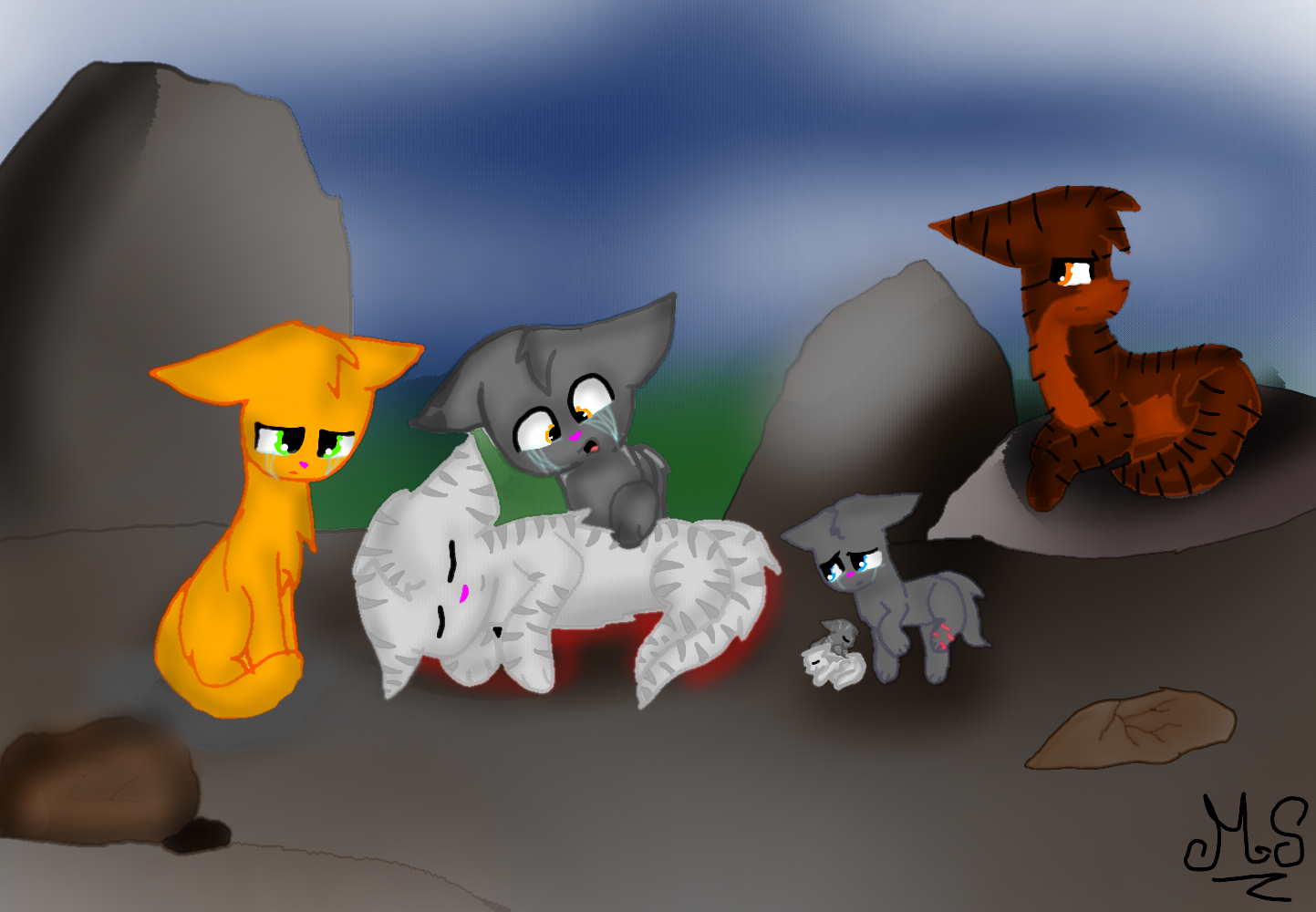 La muerte de Corriente Plateada seedpain - ibisPaint