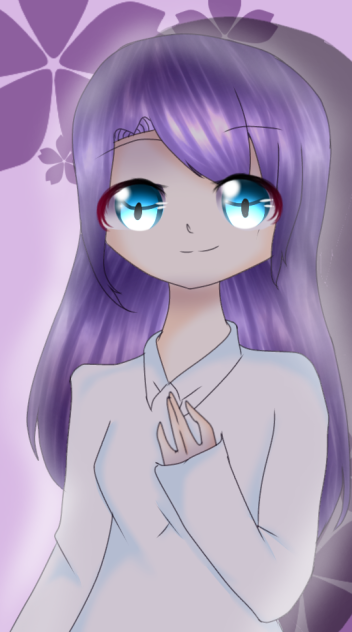 Cô gái tóc tím💜 - ibisPaint