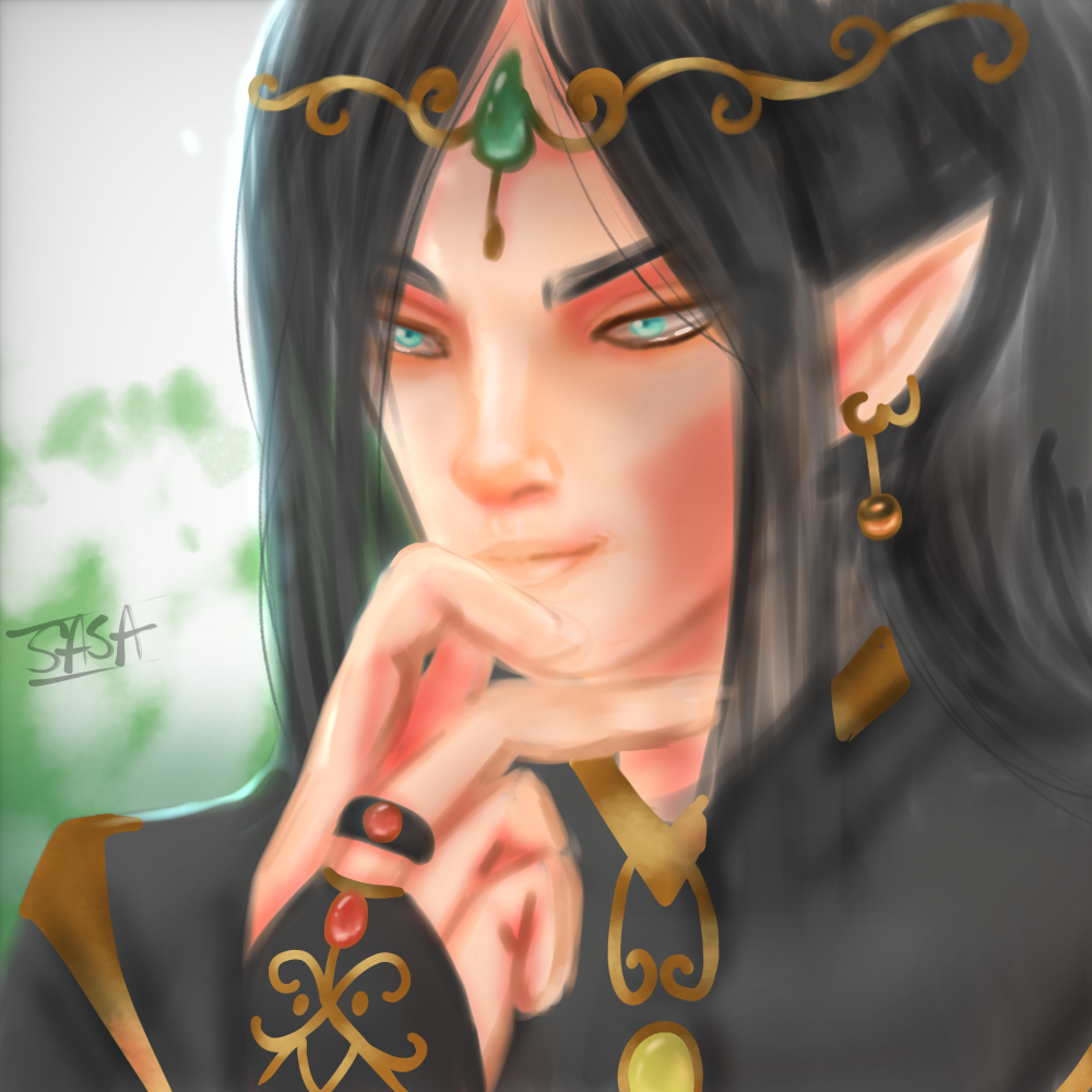 Dark Royal Elf - ibisPaint