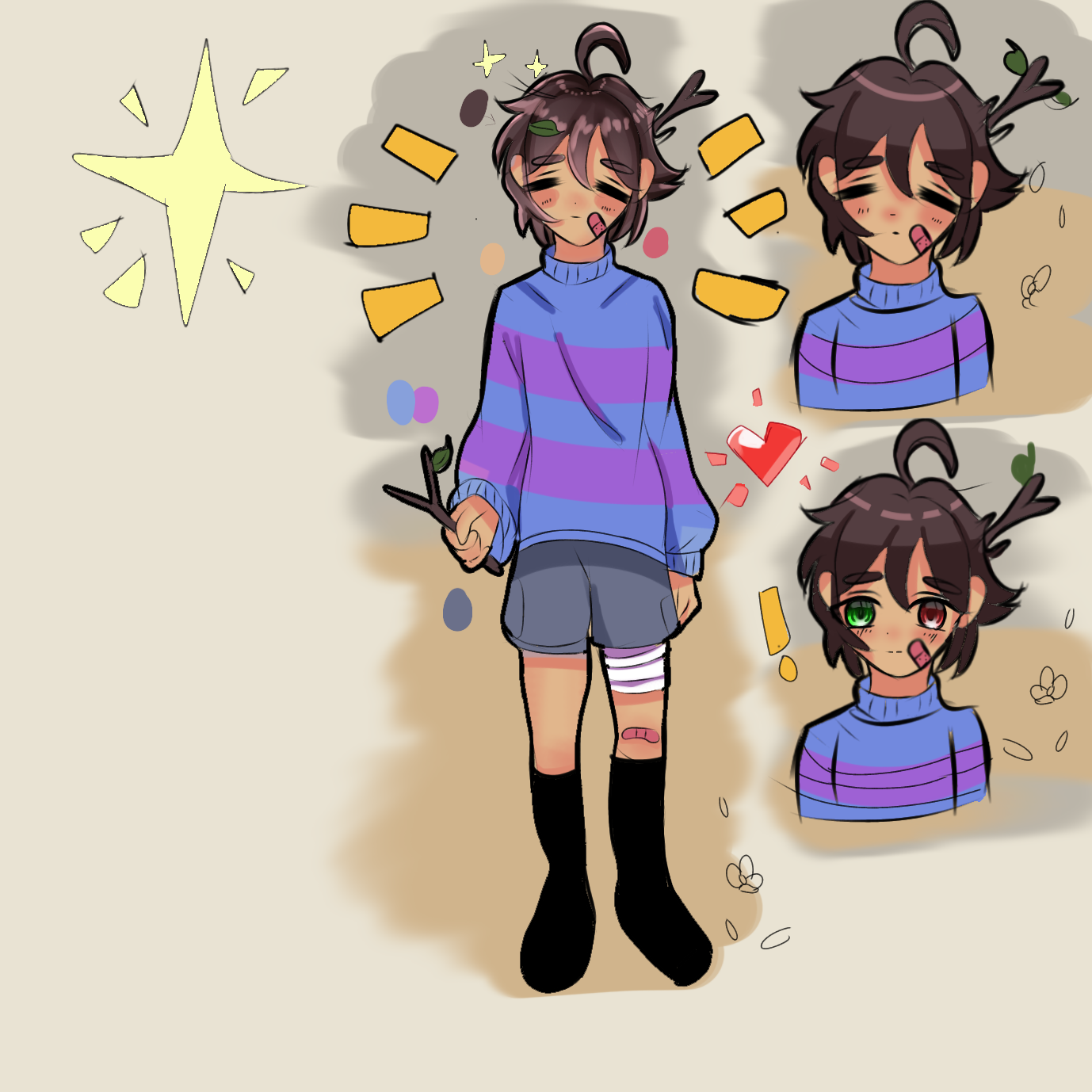 Wilis kospel undertale skin frisk - ibisPaint