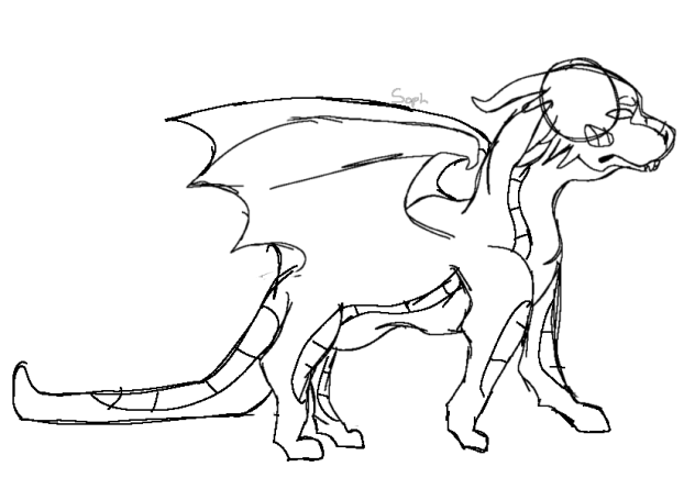 Dragon base - Thick - ibisPaint