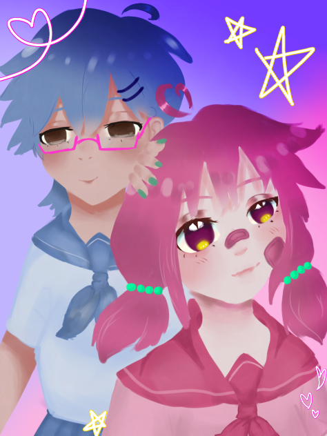 Aoi & Fumiko - ibisPaint