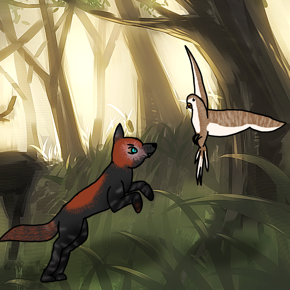 Max and hailey playing tag - ibisPaint