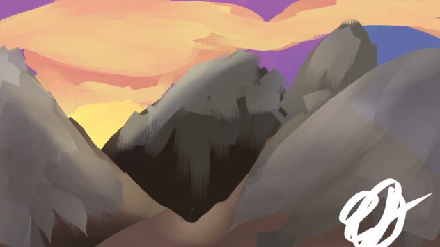 Mountain Range - ibisPaint