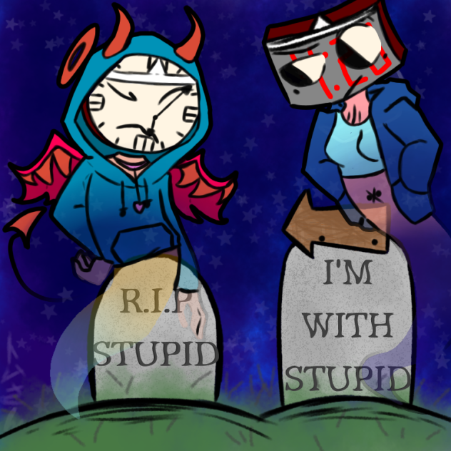 I'm with stupid - ibisPaint