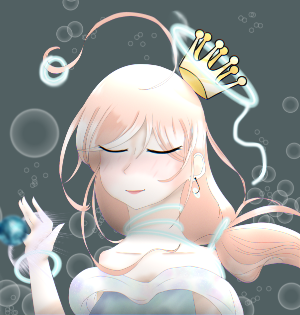 Underwater queenie Ü - ibisPaint