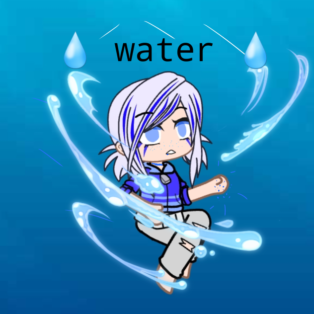 the girl who can control water 💧 - ibisPaint