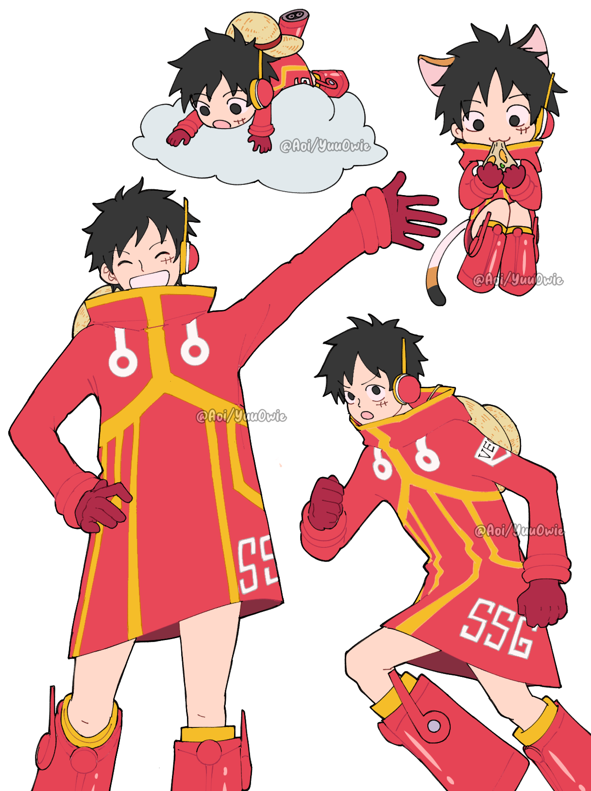 egghead Luffy - ibisPaint