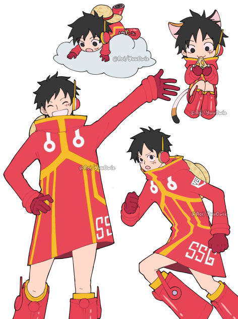 egghead Luffy - ibisPaint