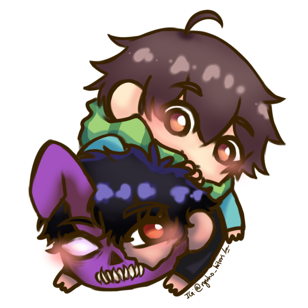 corpse and sykkuno - ibisPaint