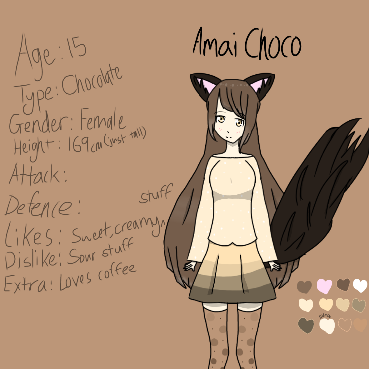 My Kitsune OC, Amai Choco - ibisPaint