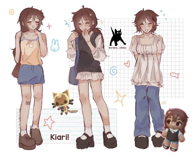 Kiari outfits - ibisPaint