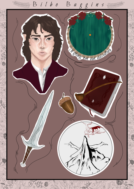 bilbo sticker sheet - ibisPaint