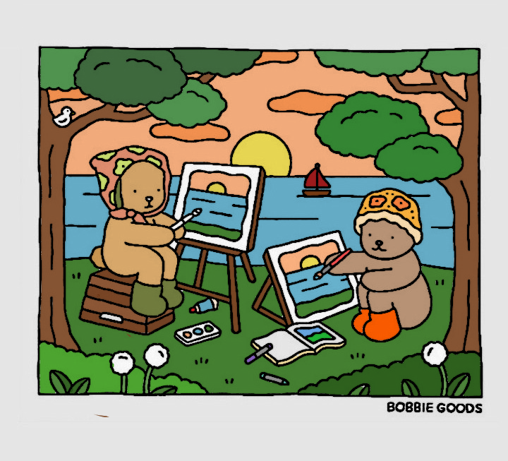 minha primeira pintura dos bobbie goods - ibisPaint