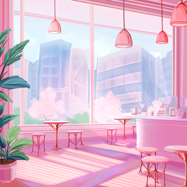 cute cafe - ibisPaint