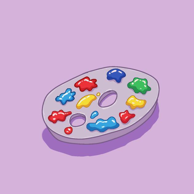 Colour mixing tray - ibisPaint