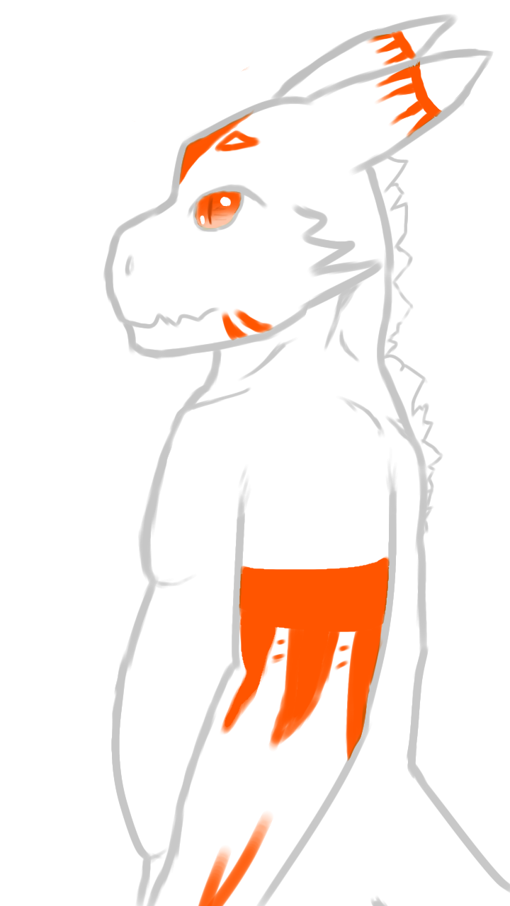 Furry Komodo dragon X Lizard - ibisPaint