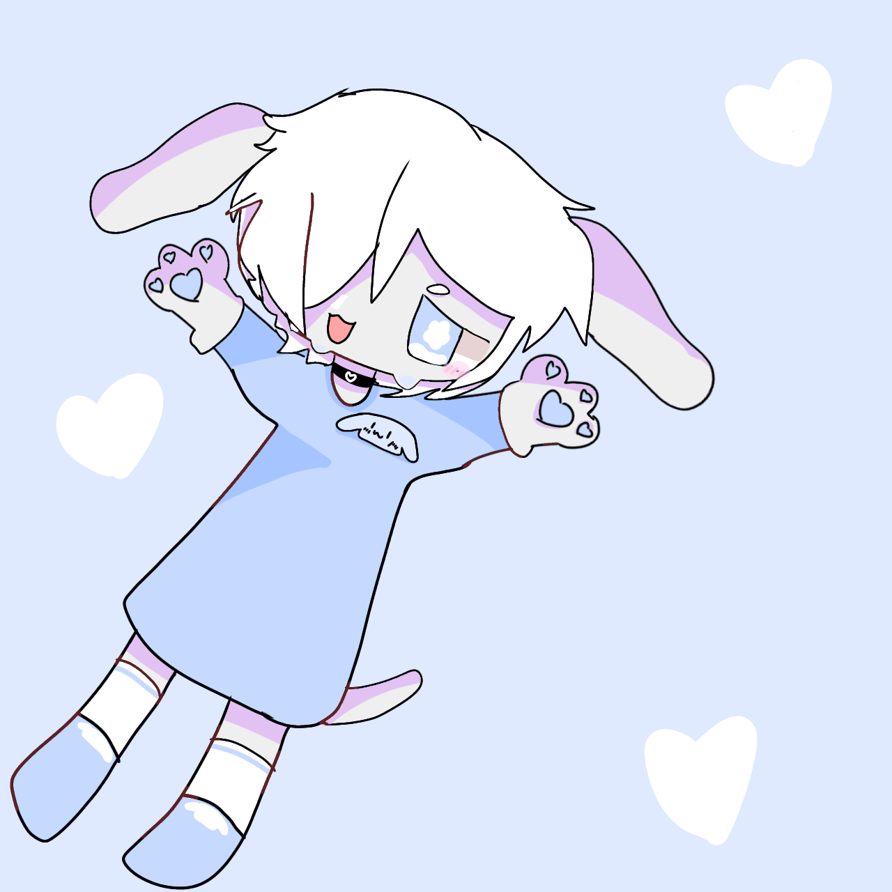 long big puppy ears - ibisPaint