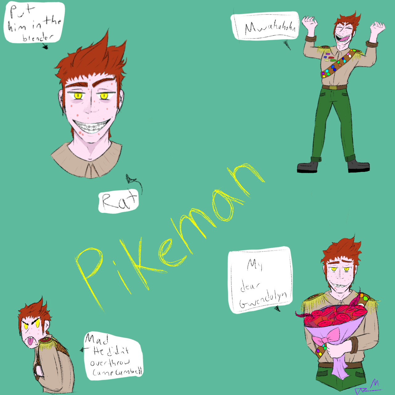 He is so silly - ibisPaint