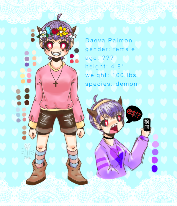 daeva ref sheet - ibisPaint