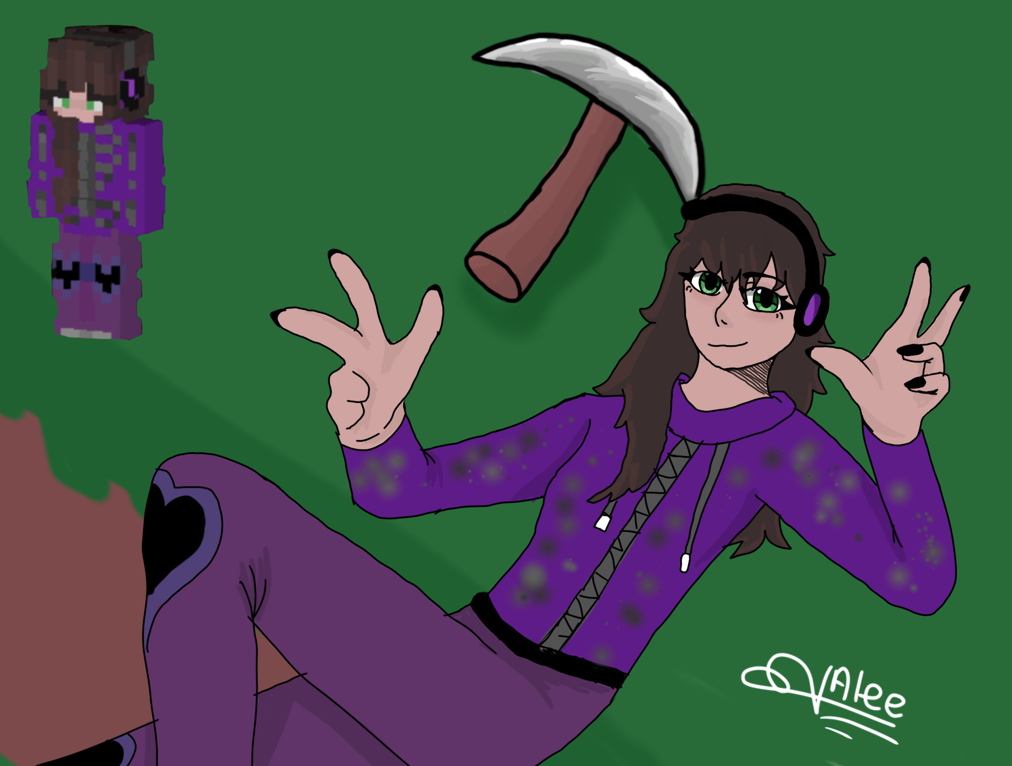 mi occ de minecraft - ibisPaint