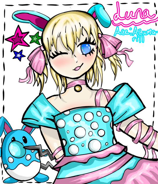 Luna gym leader oc XD - ibisPaint