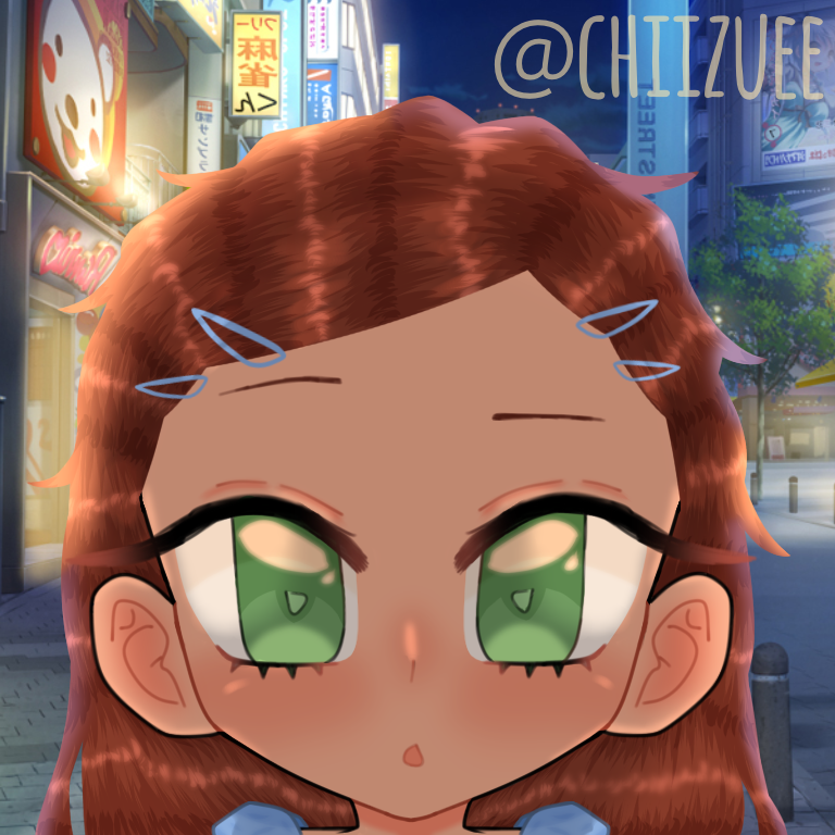 a curious chibi girl - ibisPaint
